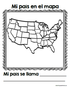Yo en el mapa (Map Skills Unit in Spanish) - Spanish Profe