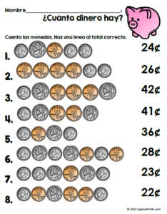 BUNDLE Las monedas (Coins in Spanish for First Grade) (Dinero ...