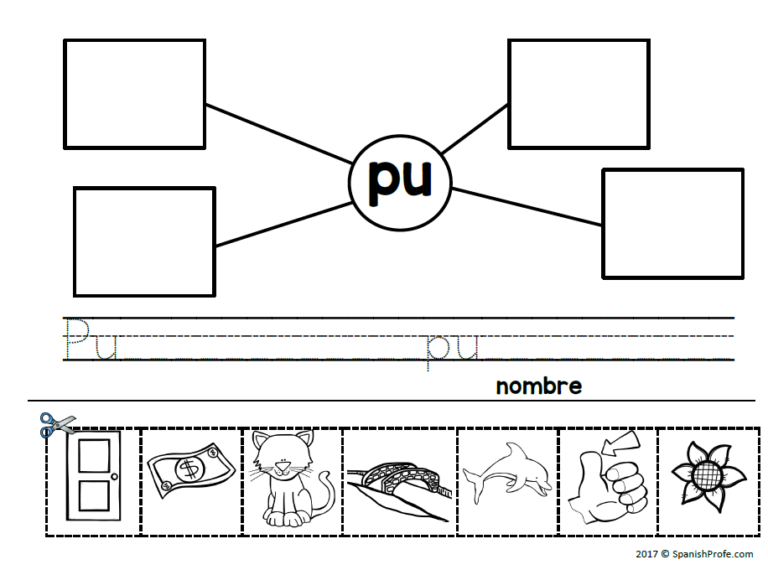 Letra P pa pe pi po pu - Spanish Profe