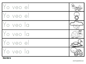 Completa las oraciones primavera (Complete the Sentences in Spanish ...