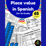 Place Value in Spanish 1st Grade/ Valor posicional primer grado ...
