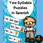 Two Syllables Puzzles in Spanish (Rompecabezas palabras de dos silabas ...