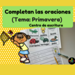Completa las oraciones primavera (Complete the Sentences in Spanish ...