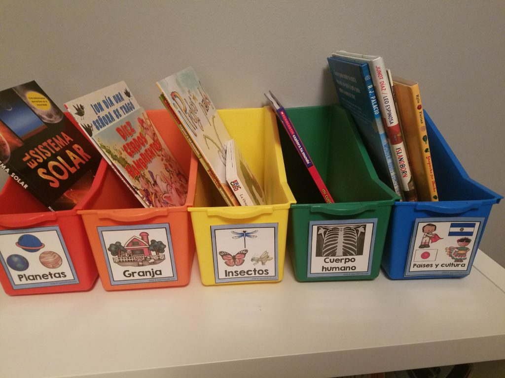 Classroom Library Labels in Spanish (Tarjetas para libros) - Spanish Profe