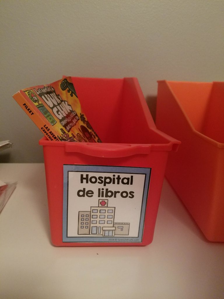 Classroom Library Labels in Spanish (Tarjetas para libros) - Spanish Profe