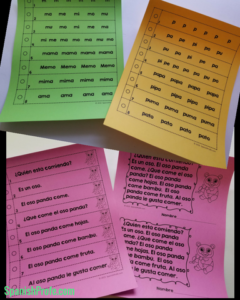 Spanish Reading Fluency Strips - Spanish Profe