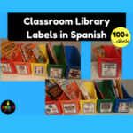 Classroom Library Labels in Spanish (Tarjetas para libros) - Spanish Profe