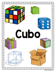 3D Shape Posters in Spanish (Carteles de las figuras geometricas 3D ...