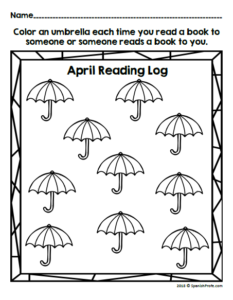 Bilingual Monthly Reading Logs (Registro de libros espanol) - Spanish Profe