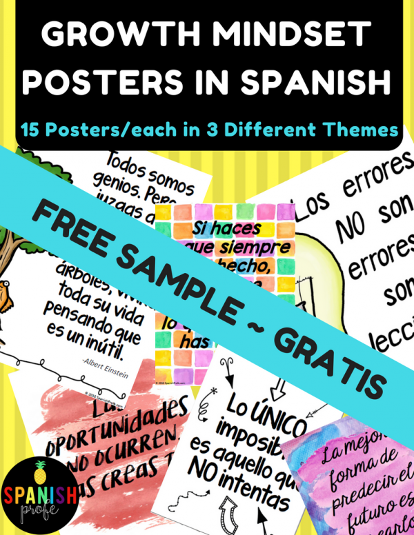 Positive Posters - Spanish Profe