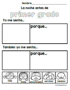 Que nervios Book study (First Day Jitters in Spanish) - Spanish Profe