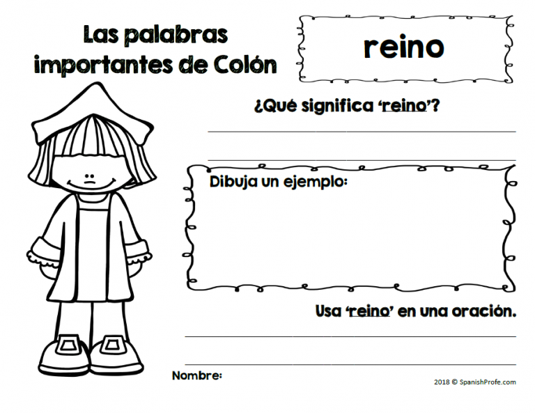 Christopher Columbus in Spanish (Cristobal Colon actividades y ...
