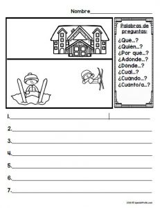 Question Writing Practice in Spanish (Practicar escribir preguntas en ...