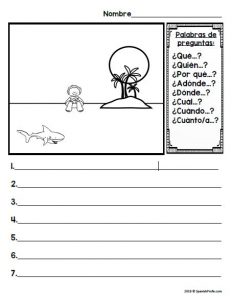 Question Writing Practice in Spanish (Practicar escribir preguntas en ...