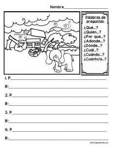 Question Writing Practice in Spanish (Practicar escribir preguntas en ...